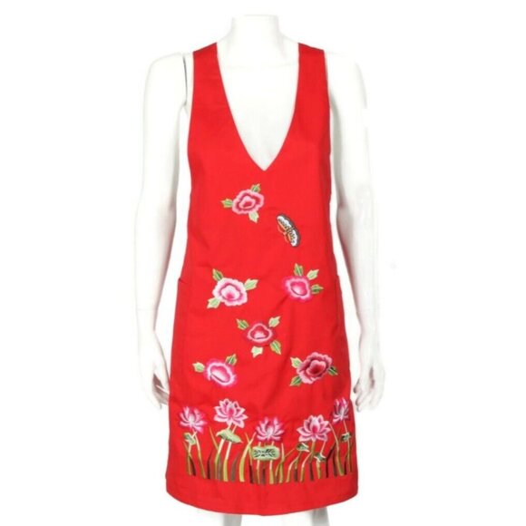 Asiana | Dresses | Asiana Airlines Red Flight Attendant Apron ...